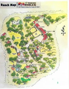 Ranch Map - El Rancho Robles